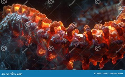 Spotlight On Haustra Taenia Coli In A Realistic 3d Colon Render To Emphasize Health Importance