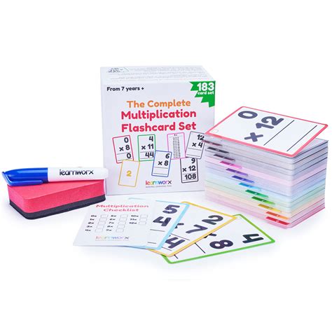 Buy Multiplication Flash Cards 3rd Grade 4th 5th And 6th 183 Math Flashcards All Facts 0 12