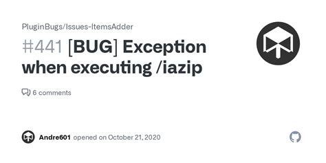 Bug Exception When Executing Iazip · Issue 441 · Pluginbugsissues Itemsadder · Github