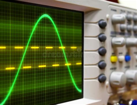 Wave On Oscilloscope Stock Image Image Of Electronics 76796723