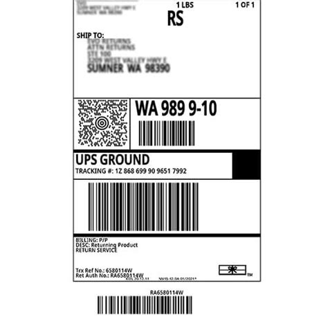 Ups Return Labels Seattle Event Lighting