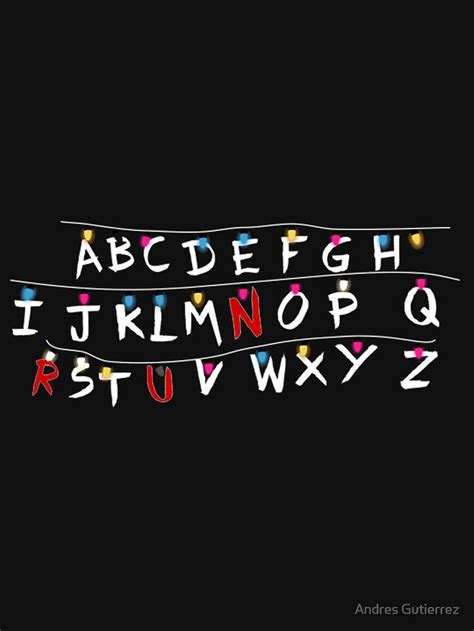 Stranger Things Run Lights Essential T Shirt For Sale By Andres