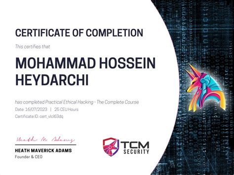 mohammad hossein heydarchi on linkedin ethicalhacking