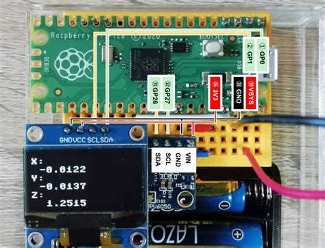 【raspberry Pi Picoでモバイル加速度計】mpu 6050で三軸加速度を測定する お得なpcライフ