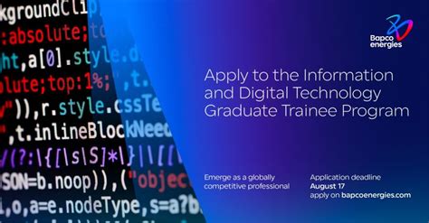 Apply Now To Join The Bapco Energies Information And Digital Technology