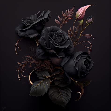 Black Roses Iphone Wallpaper