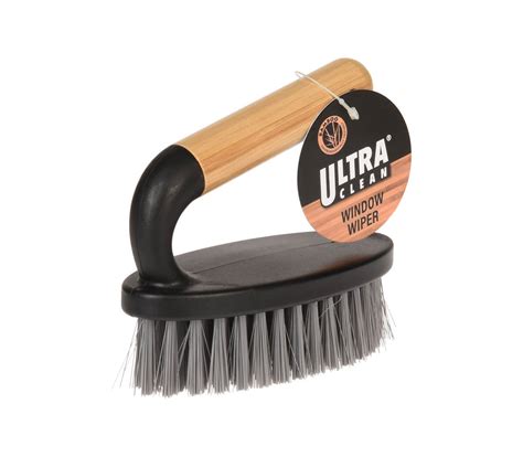 Ultra Clean Scrub Brush Bamboo Black Mambos Online Store