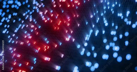 Hacking Digital Binary Code Matrix Background Loop Hacker Dark Web Matrix Digital Data