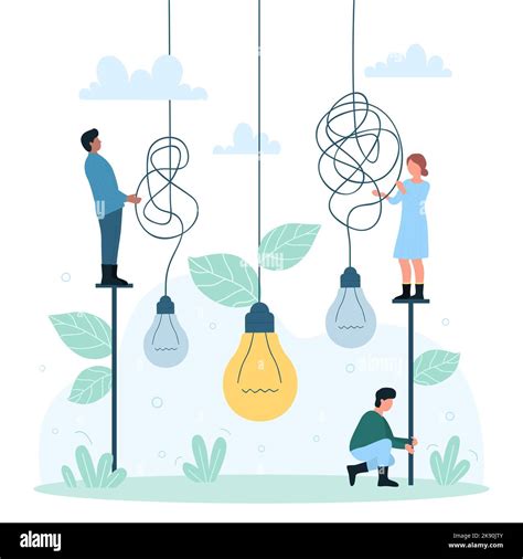clarity and simplification of solution process vector illustration