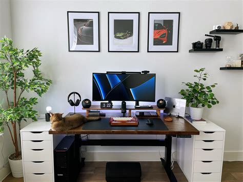 My current WFH setup. Feedbacks are appreciated! : r/Workspaces