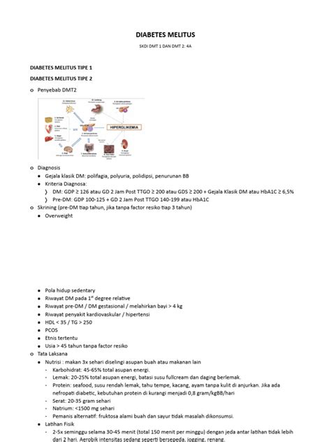 Ringkasan Pedoman Dm Perkeni Pdf Ringkasan Pedoman Dm Perkeni Pdf
