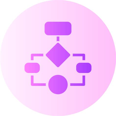 Flowchart Generic Flat Gradient Icon