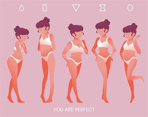 Girls With Different Body Types 17077352 Vector Art At Vecteezy