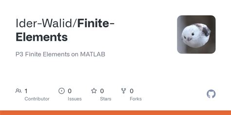 GitHub Ider Walid Finite Elements P Finite Elements On MATLAB