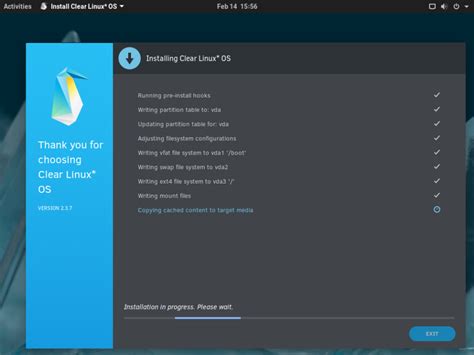 linux distro review intel s own clear linux os ars technica