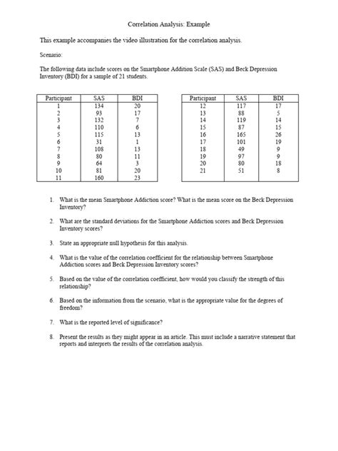 Example Correlation Pdf