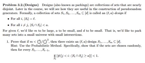 Probability Probabilistic Method To Construct A Low Intersecting Probability Probabilistic Method To Construct A Low Intersecting