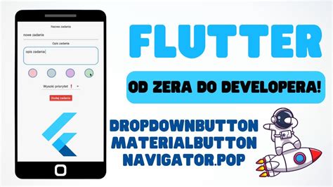 Kurs Flutter Od Podstaw Dropdownbutton Materialbutton I Navigatorpop Youtube