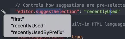 Editorsuggestselection Recentlyused Not Working As Expected