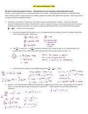 Comprehensive Guide On Differential Equations In AP Calculus AB Course Hero