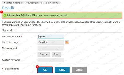 วิธีการเพิ่ม ลบ และแก้ไข Ftp Account ใน Plesk Hostatom Knowledge Base