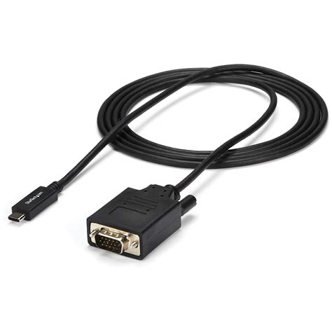 Startech Com Ft M Usb C To Vga Cable X P Usb Type C Dp Alt Mode To Vga Video