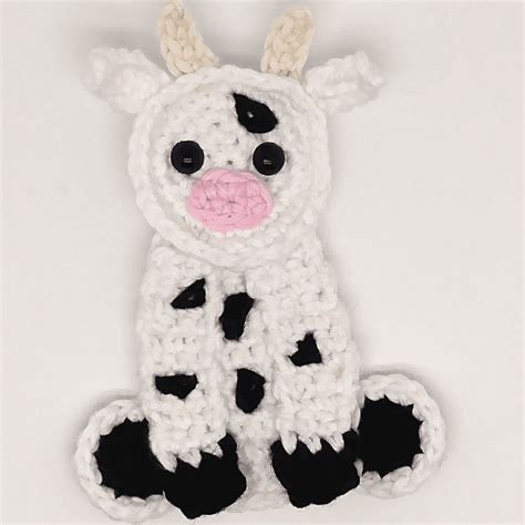 Cow Applique Crochet Pattern Natalina Craft