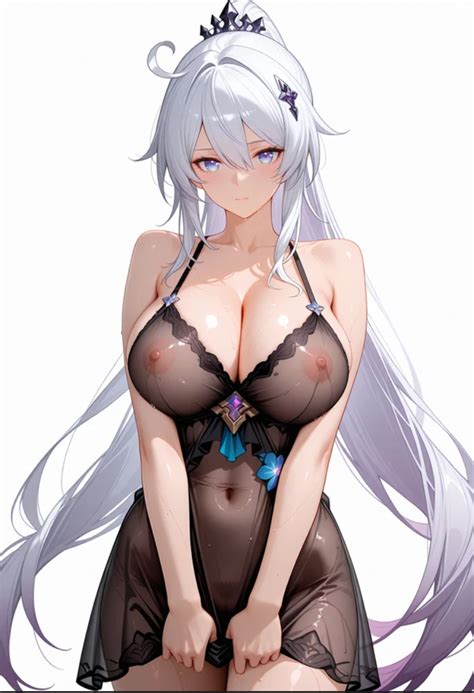 Rule 34 Ai Generated Baddies Black Clothing Blue Eyes Blush Blushing At Viewer Breasts Breasts