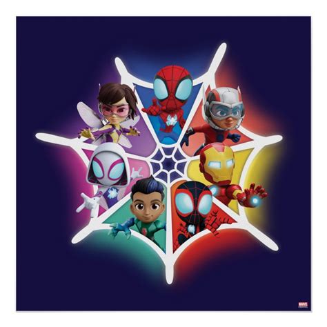 Spidey And His Amazing Friends Glowing Web Graphic Artofit