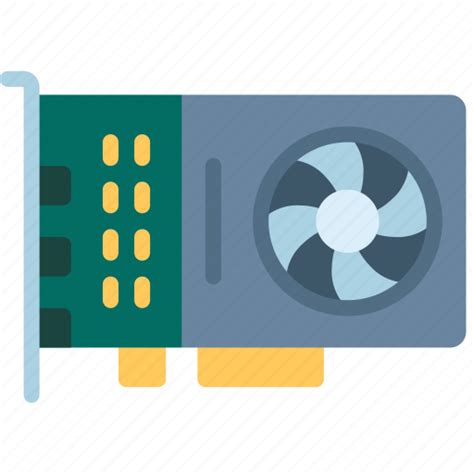 Graphics Card Computing Components Gpu Icon Download On Iconfinder