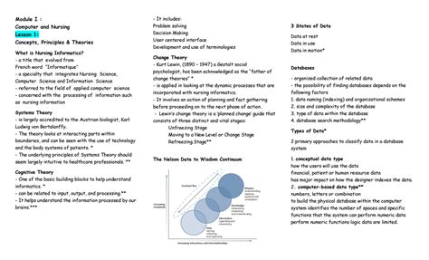 NIF Lecture Introduction To Computer And Nursing Concepts Studocu