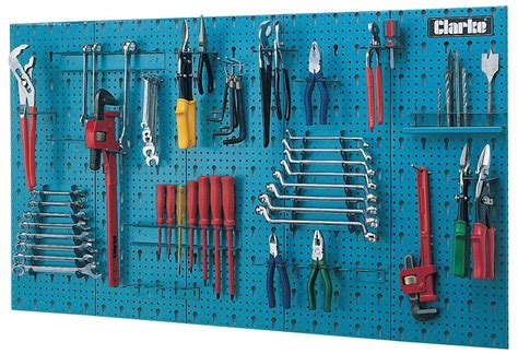 Gripping Tool Rack Wall Mounted Workpro Garage Tool Organizer Wall
