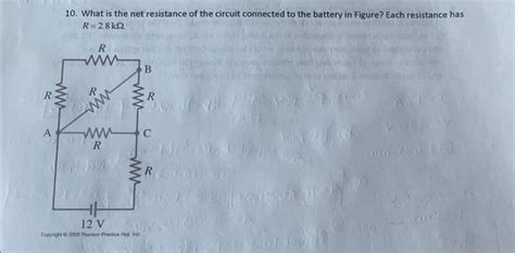 What Is The Net Resistance Of The Circuit Chegg