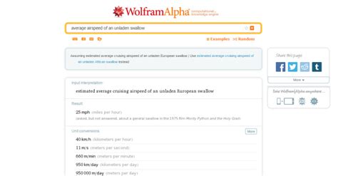23 Cool Non Math Things You Can Do With Wolfram Alpha Pcmag