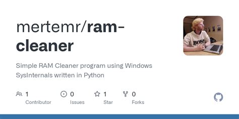 GitHub Mertemr Ram Cleaner Simple RAM Cleaner Program Using Windows SysInternals Written In