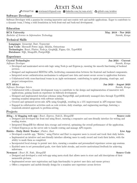 Jake S Resume Anonymous 2 Pdf Mobile App Computing