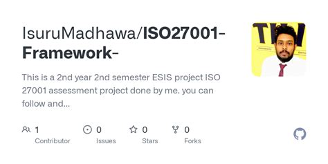 Github Isurumadhawa Iso27001 Framework This Is A 2nd Year 2nd Semester Esis Project Iso
