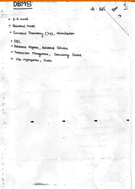DBMS CH1 Notes This Is Best Assignment I Have Solved Computer