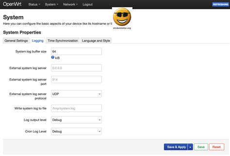 Openwrt System Configuration Stefans Weblog