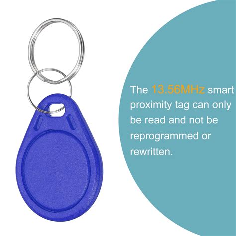 Buy Uxcell 13 56mhz Read Only Rfid Proximity Ic Key Fobs Smart Token Tag Blue 6 Pack Online At