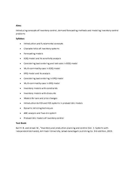 Inventory Pdf 192775 Production Planning And Inventory Control I