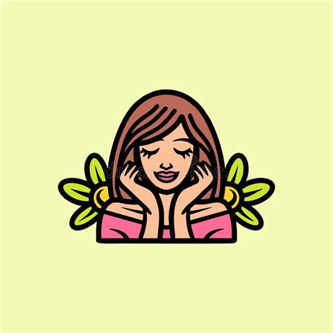 Beauty Women Vector Logo Design Illustration Stock Vector