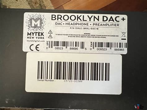 Mytek Brooklyn Dac Black W Phono Photo 4516985 Us Audio Mart