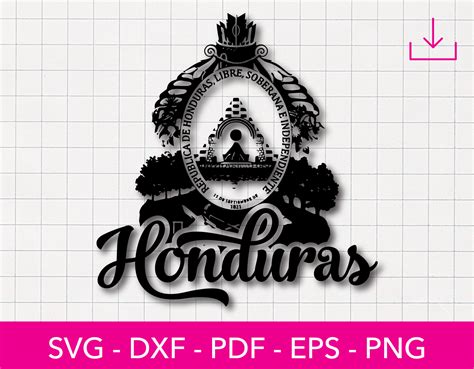 Honduras Svg Escudo De Honduras Svg Honduras Vector Honduras Png