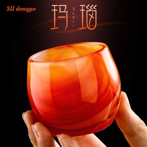 마노 옥 도자기 찻잔 중국 스타일 찻잔 쿵푸 차 세트 복고풍 스타일 컵 고품질 찻잔 3 가지 모양찻잔