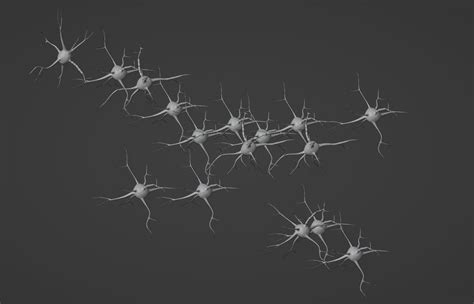 Neuron Scene 3d Model 3d Model Cgtrader