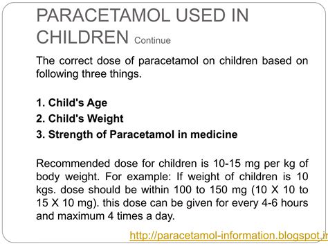 Paracetamol Information Ppt Pptx