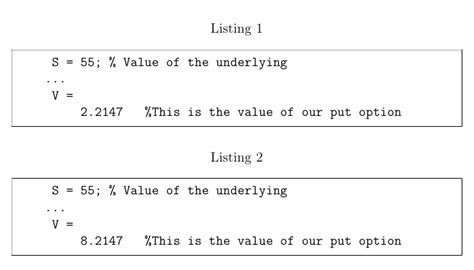Sectioning Adding A Caption Or Title To A Listing In An Mdframed