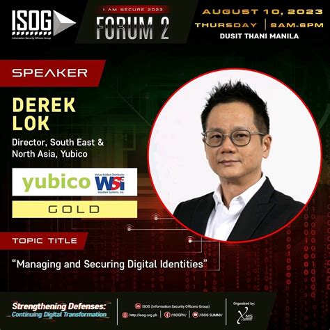 Our 2nd Forum Of Isog I Am Secure 2023 Is Proud To Present Another Set