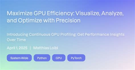 Polar Signals Is Bringing Their Profiling Magic To The World Of Gpus